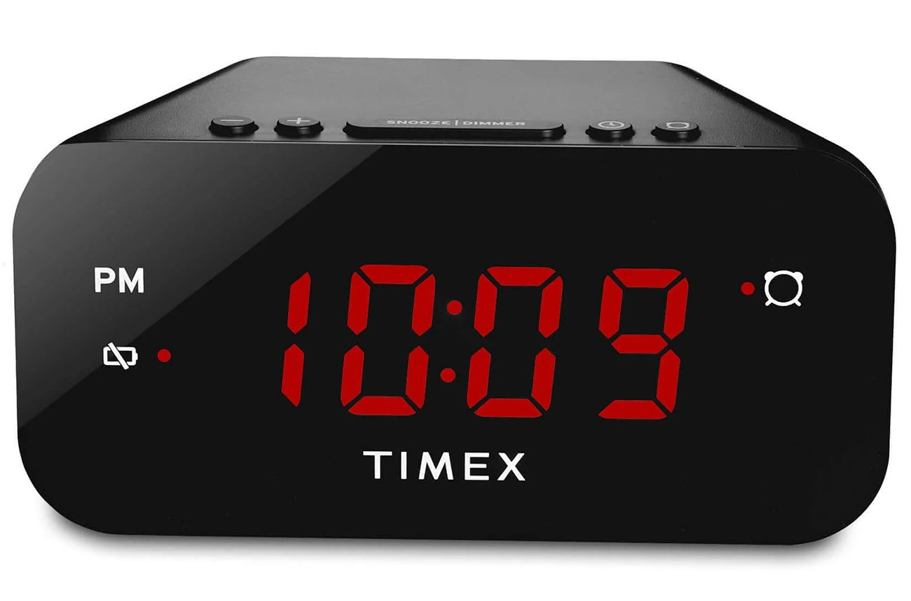 iHome Timex Alarm Clock with Large Display - T121B