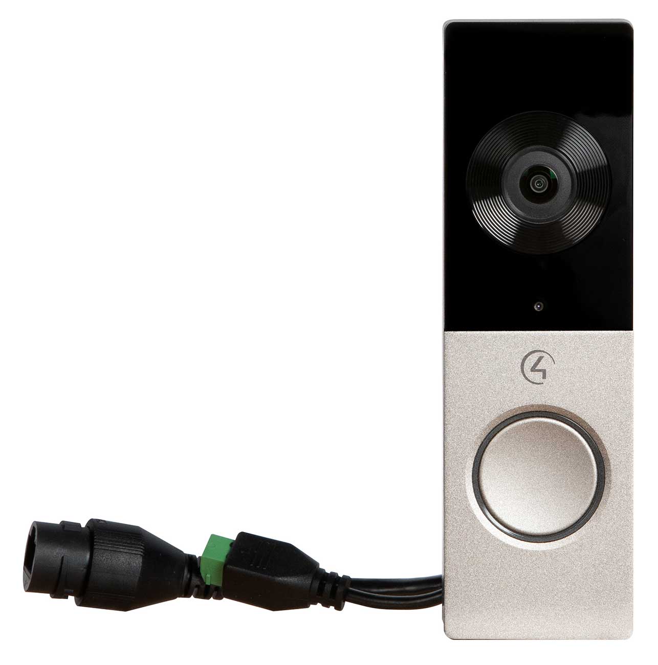 Control4 Chime Satin Nickel PoE Video Doorbell - C4VDBESN | Abt