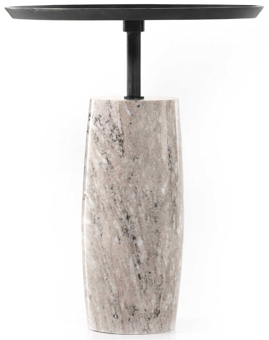 Four Hands Cronos End Table in Aged Grey - 226804-002