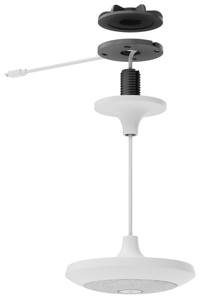 Logitech Ceiling Mount for Rally Mic Pod Microphones - 952-000123