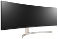 LG 49" White QHD UltraWide Dual Curved Monitor - 49WL95C-W