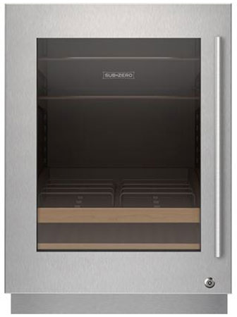 Sub-Zero Refrigerators - Left Hinge Door Panel Lock Stainless Frame ...