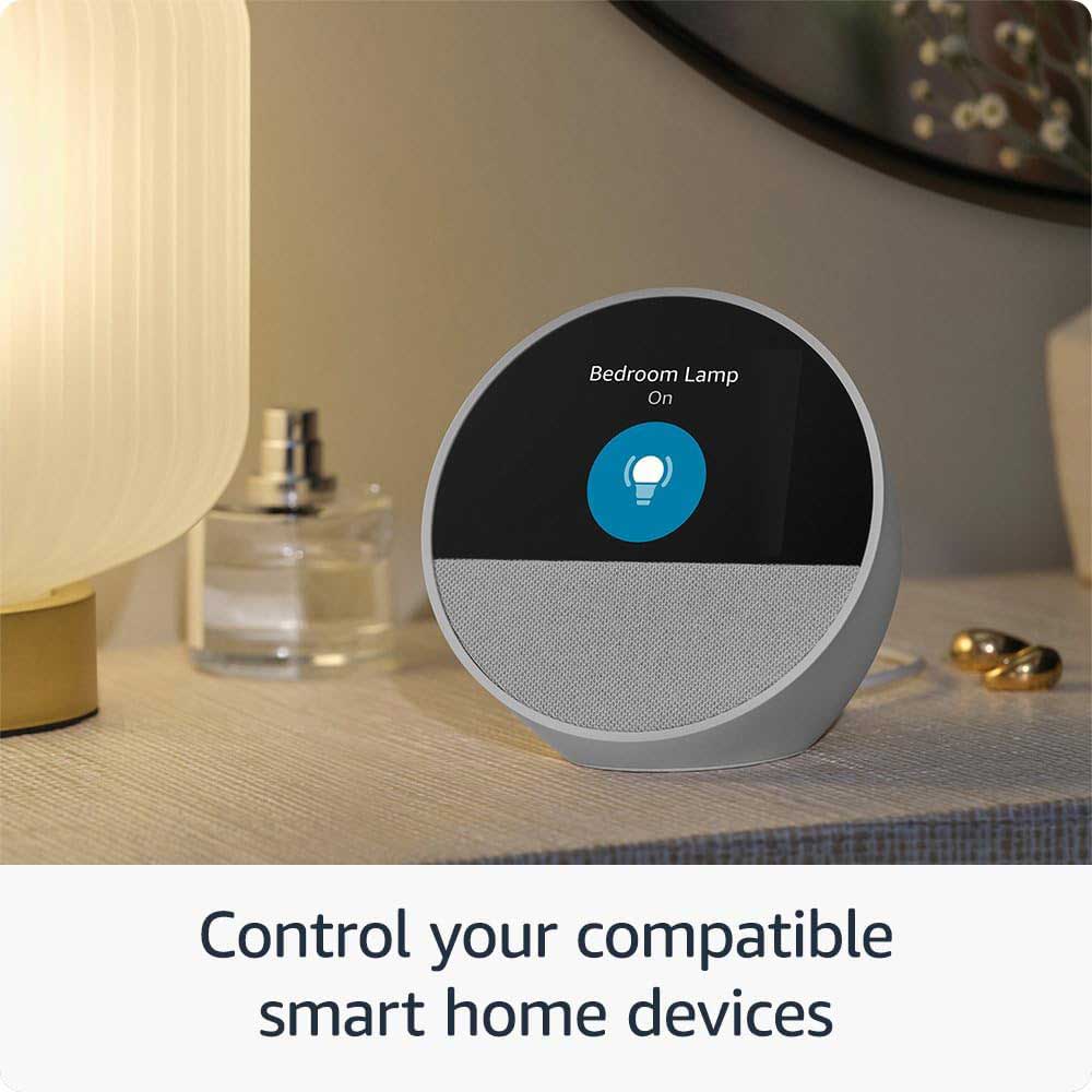 Customer Reviews for Amazon Echo Spot Smart Alarm Clock White - B0BFCBKXWL | Abt