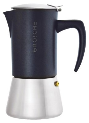 GROSCHE Espresso Maker, Moka Pot 6 Cup White - GR355 | Abt