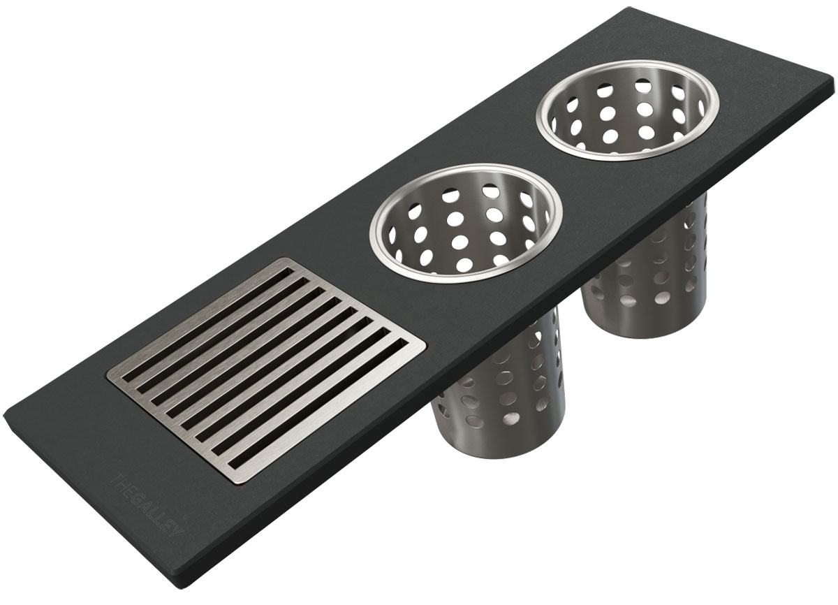 The Galley Upper Tier Utensil Caddy in Graphite - UC-06-U-GT | Abt