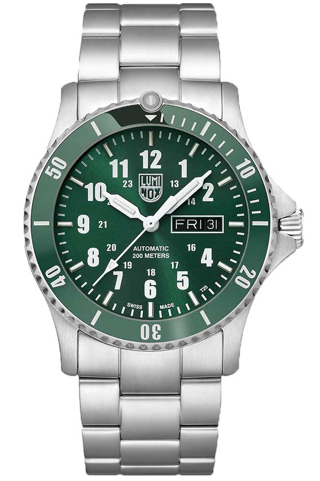 Luminox Automatic Sport Timer Watch 42mm Green|Silver - XS.0937