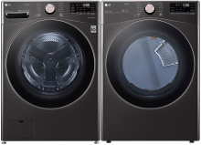 LG WM4000H 4.5 Cu. Ft. Black Steel Front Load Washer | Abt