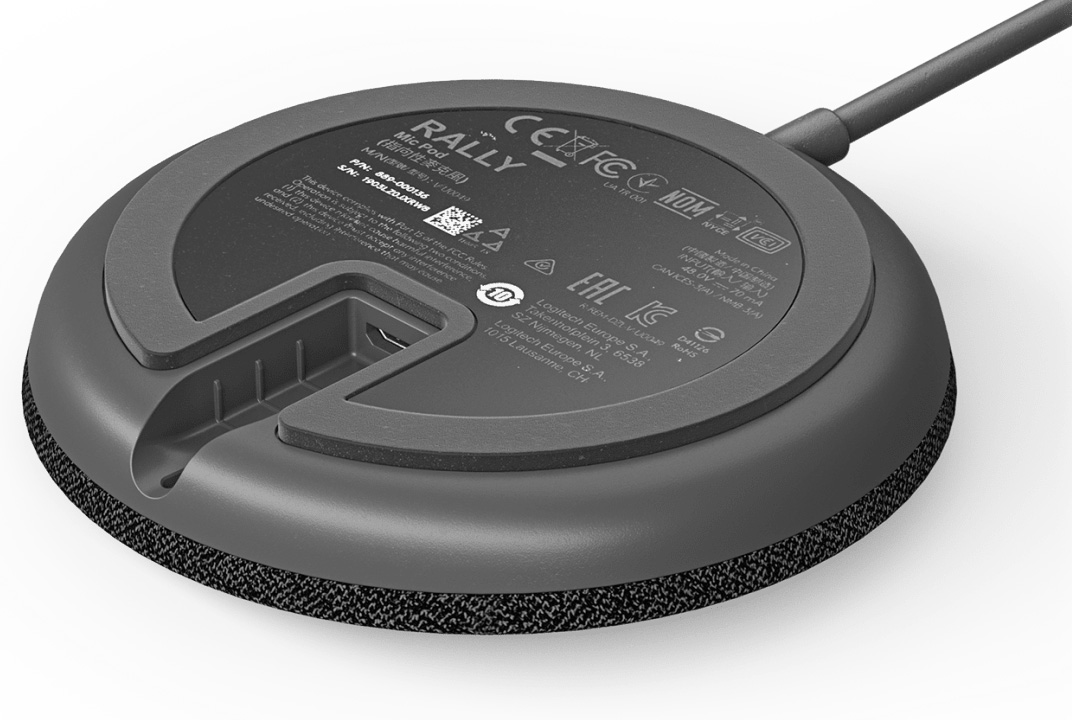 Logitech Microphone Rally Mic Pod in Graphite - 989-000430