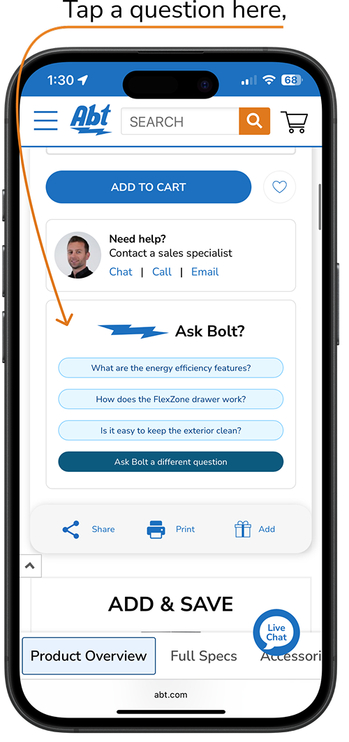 Introducing Bolt: Your AI Shopping Assistant | Abt