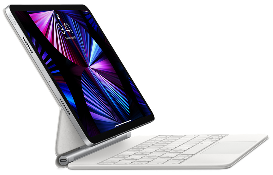 Apple White Magic Keyboard For iPad Pro - MJQJ3LL/A | Abt