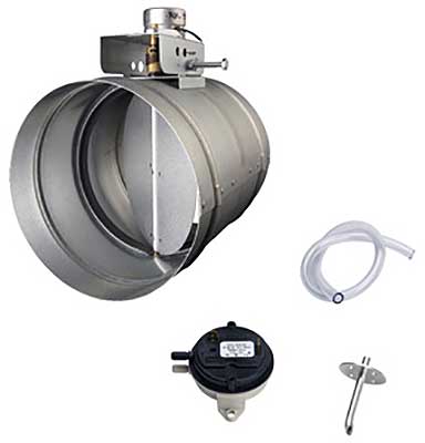 Zephyr 6" Stainless Universal Make-Up Air Kit MUA006A | Abt