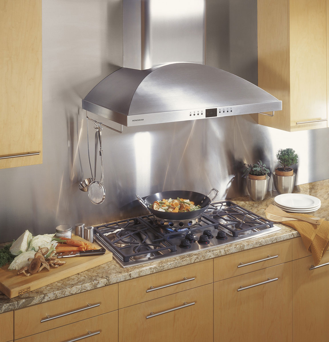 Monogram 36" Stainless Steel Wall Vent Hood ZV950SDSS | Abt