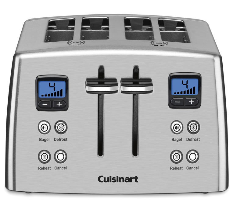 Cuisinart 4 Slice Countdown Metal Toaster - CPT-435P1