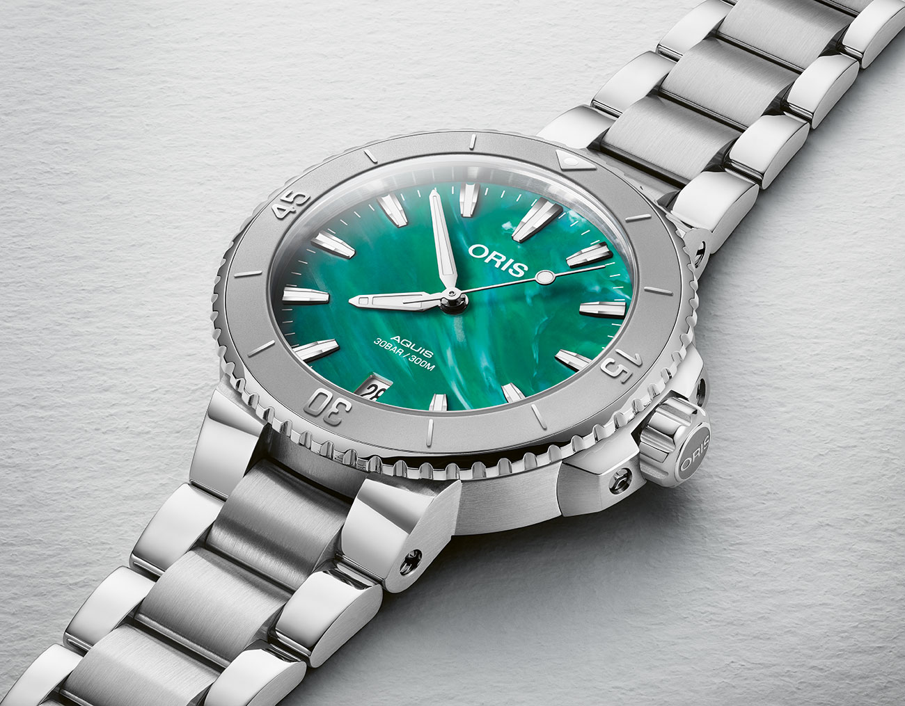 Oris Aquis X Bracenet Watch 36mm - 01 733 7770 4137-07 8 18 05P