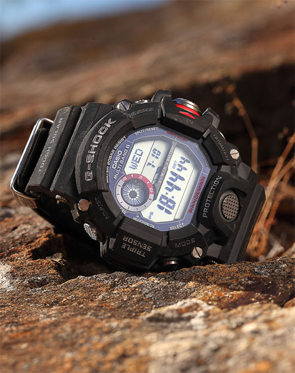 G-Shock Rangeman Digital Black w/ Red Watch GW9400-1