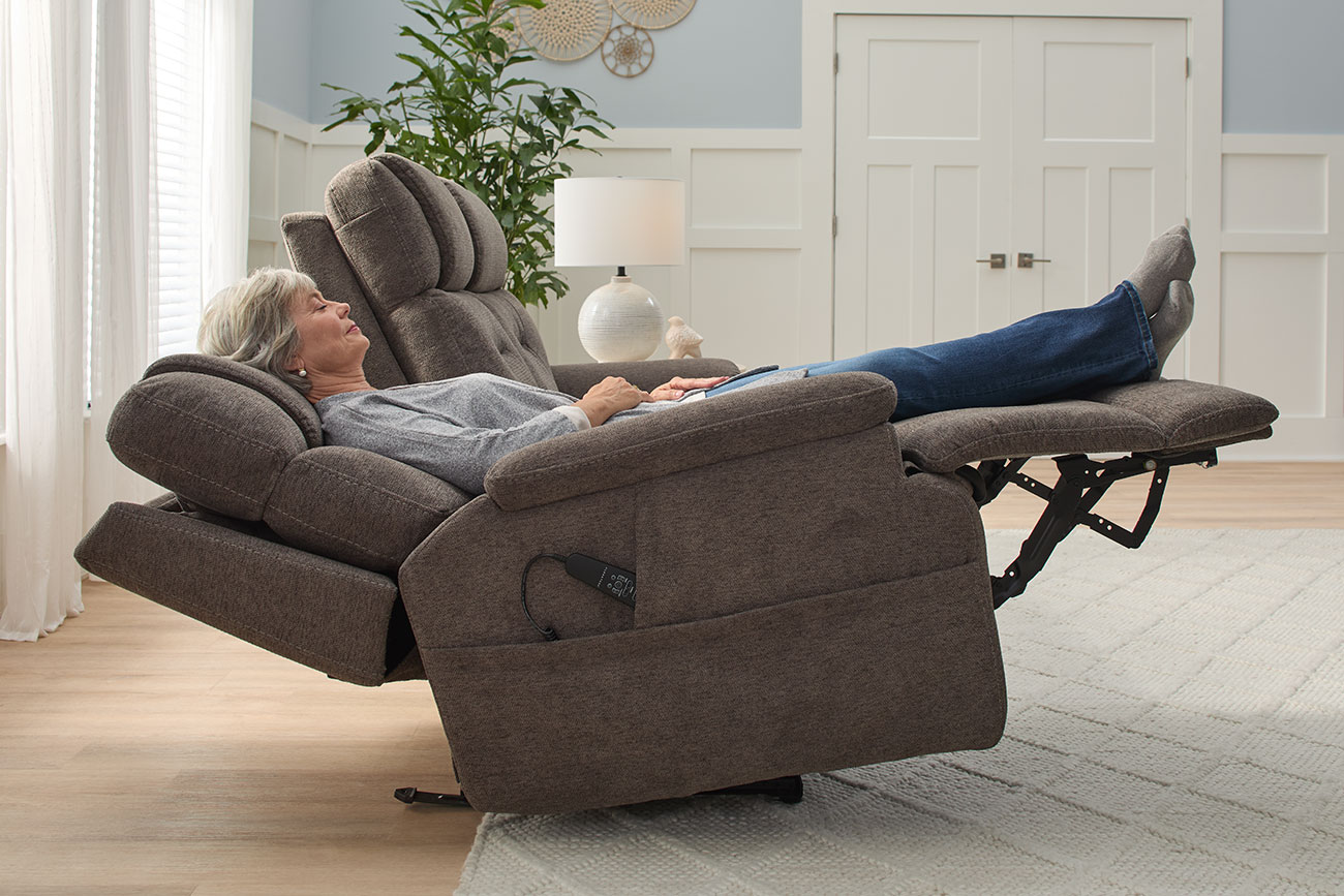 Flexsteel Zofa Power Sleep Sofa with Power Headrests - 1080-63P5-352-01