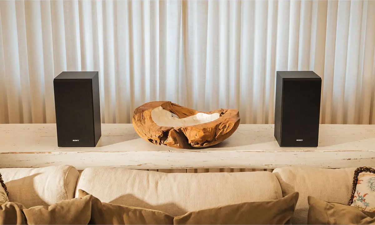 Sony Bookshelf Speakers in Black (Pair) - SS-CS5M2