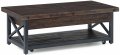 Flexsteel Carpenter Collection Brown Coffee Table | Abt