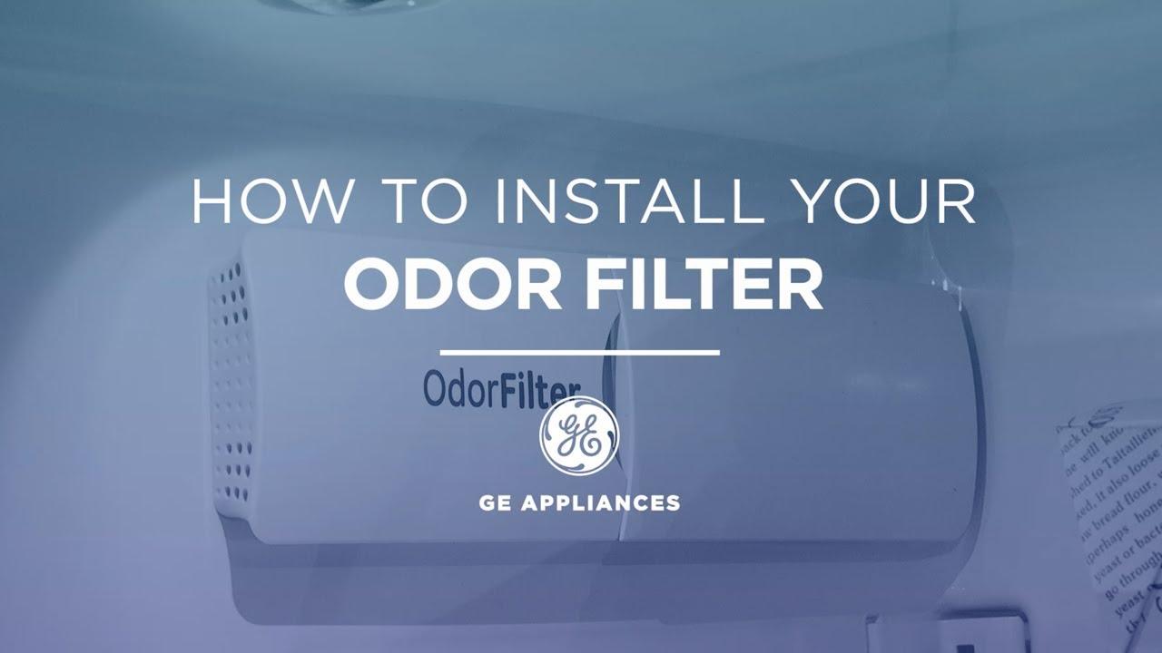 Odor Filter Installation on GE Cafe Series Refrigerator | Abt Videos