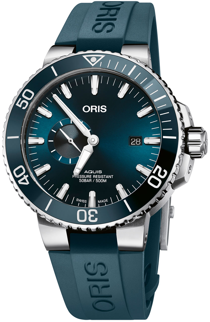 Oris Aquis Small Second Date Watch 01 743 7733 4155 07 4 24 69E