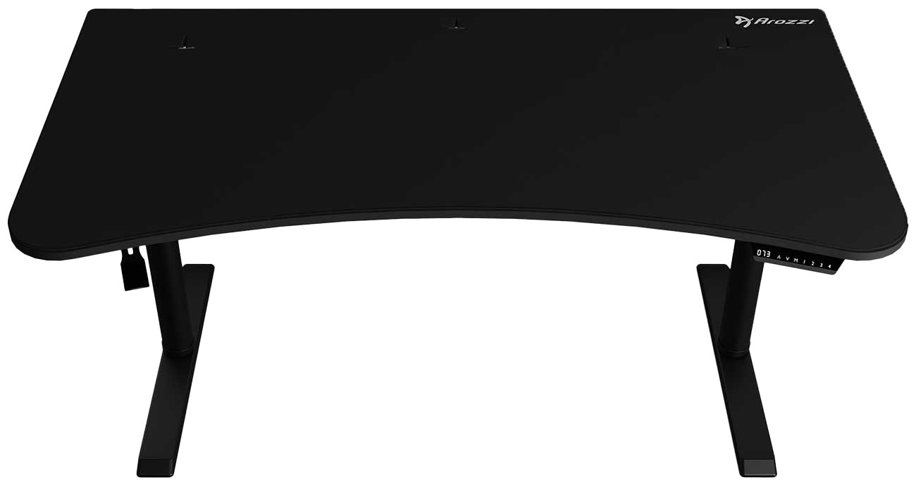 Arozzi ARENA MOTO Motorized Gaming Desk in Black - AZ-ARENA-MOTO