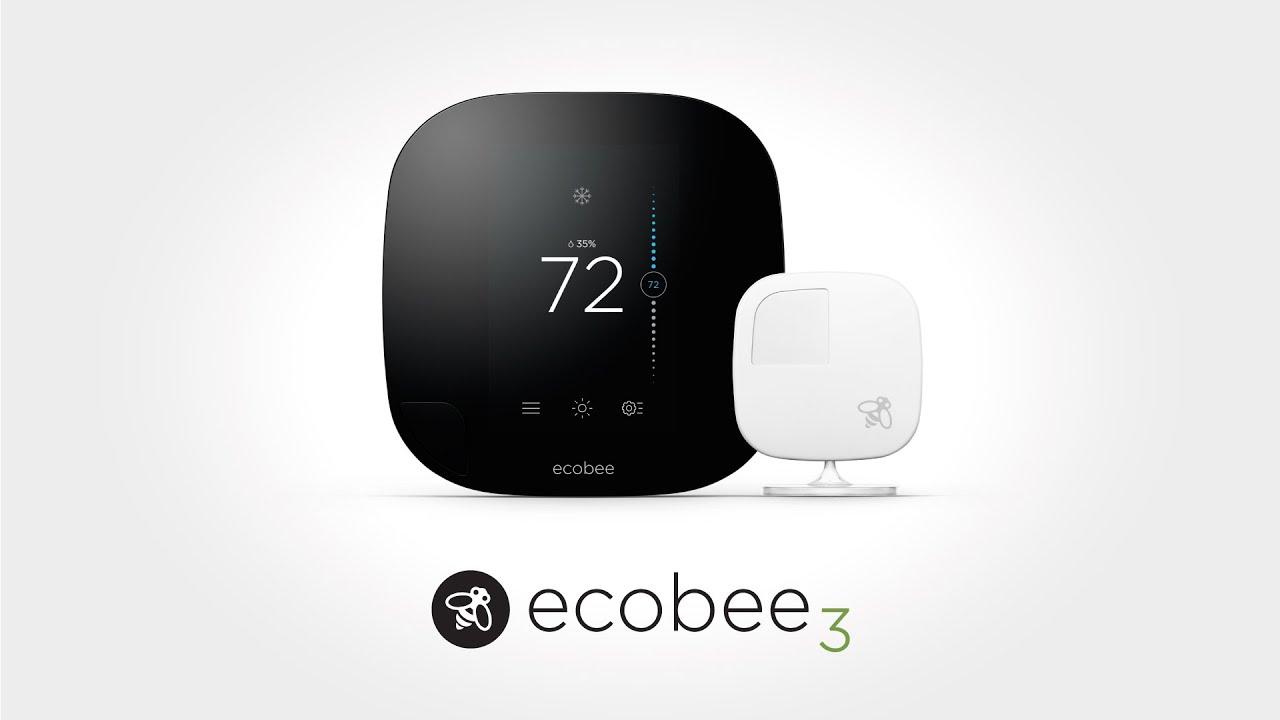 ecobee 3 lite Smart WiFi Thermostat with Touchscreen | Abt