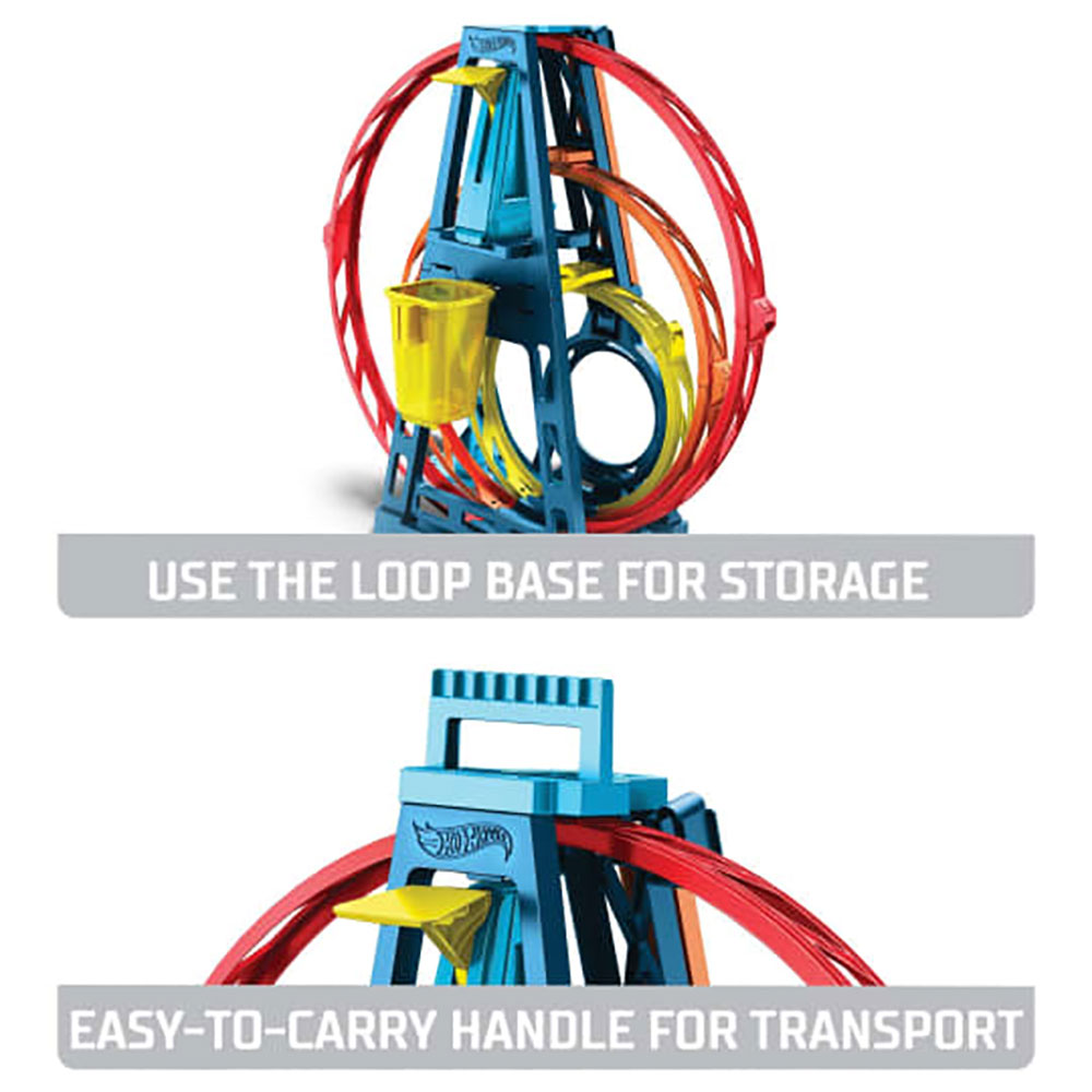 Hot Wheels Track Builder Triple Loop Kit - HWTRIPLELOOP | Abt
