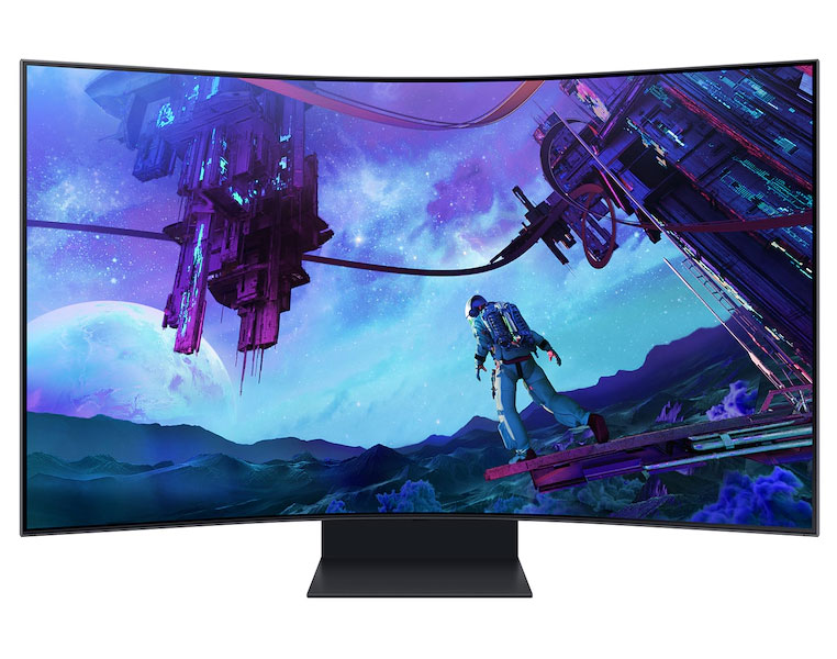 Samsung Odyssey Ark Gen 2 4K 55" Curved Gaming Monitor | Abt