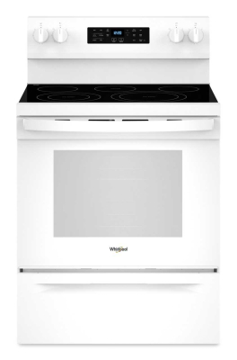Whirlpool Electric Range with Steam Clean 30 In. in Black - WFES3330RB