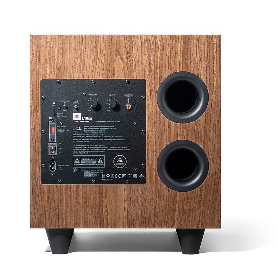 JBL 10-Inch Subwoofer in Natural Walnut - JBLL10CSWALAM | Abt