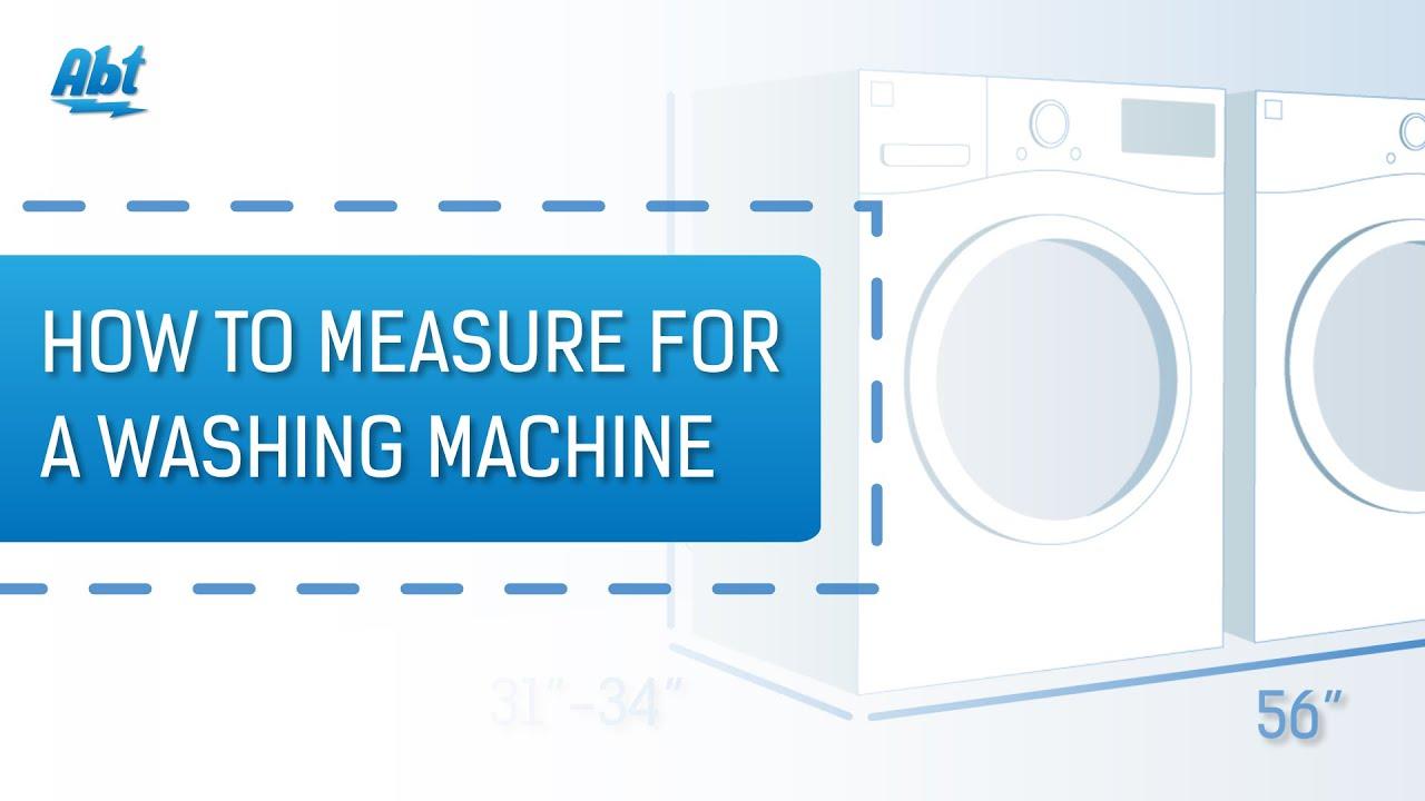 The Basics - How To Measure For A Washing Machine | Abt Videos