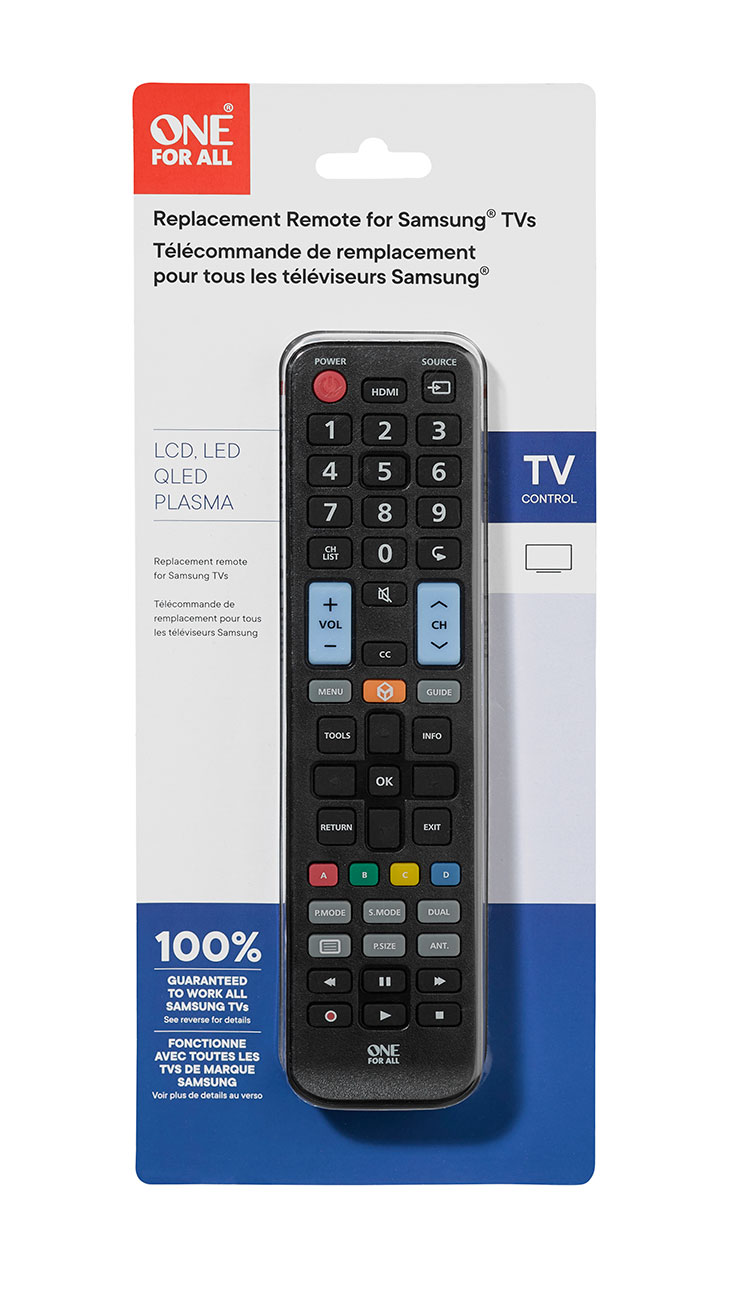 One For All Replacement Remote Control Samsung TV - URC1810