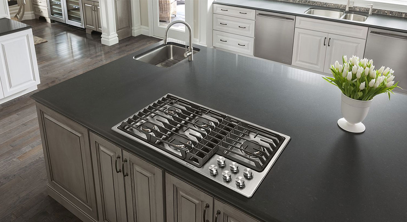 JennAir 36" Stainless Gas Downdraft Cooktop JGD3536GS | Abt
