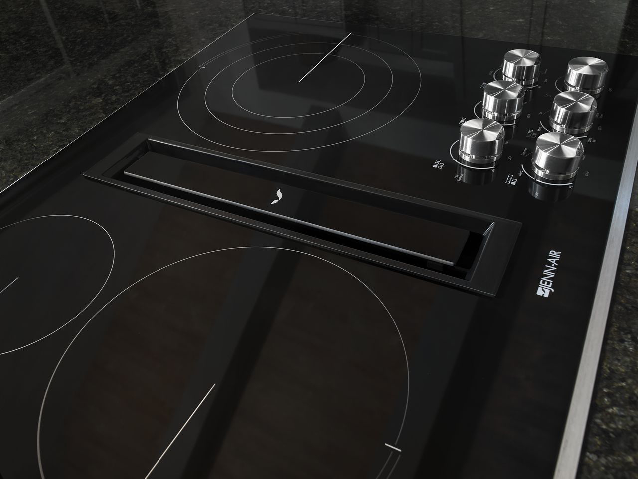 JennAir 36" Electric Downdraft Cooktop JED3536GS | Abt