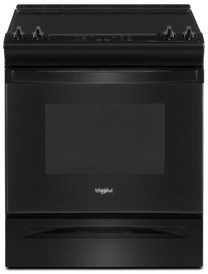 Whirlpool ADA 4.8 Cu. Ft. Black Electric Range With Frozen Bake ...