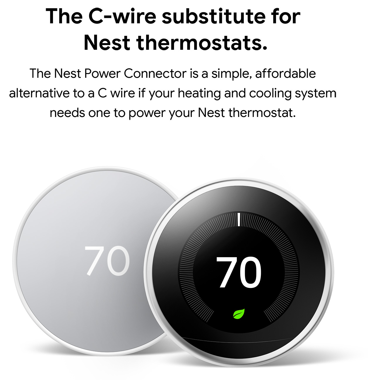 Google Nest Power Connector for Nest Thermostats - GA02493US