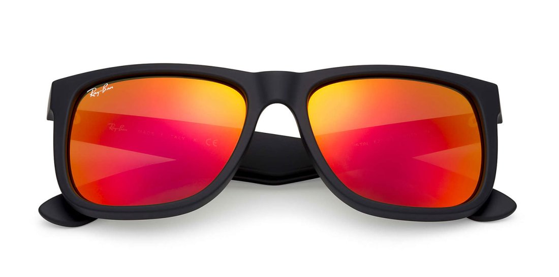 Ray-Ban Justin Color Mix Red Sunglasses - RB4165 622/6Q 55