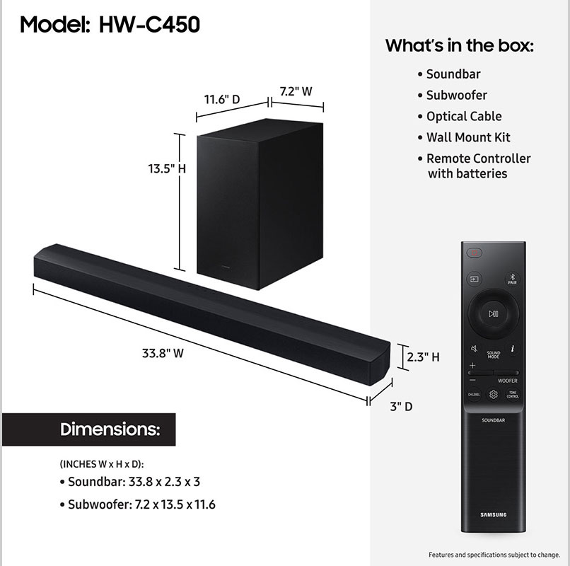Samsung Wireless Soundbar: Virtual-X Audio | Abt