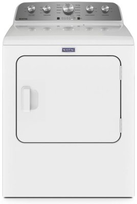 Maytag MED6200KW White Electric Dryer With Moisture Sensing