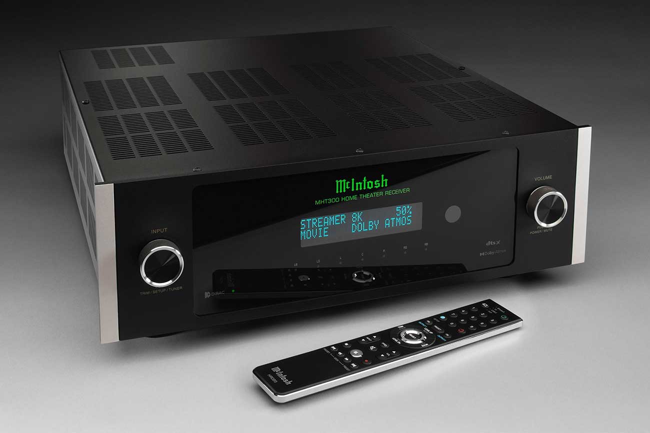 McIntosh Black Home Theater Audio Receiver - MHT300 | Abt