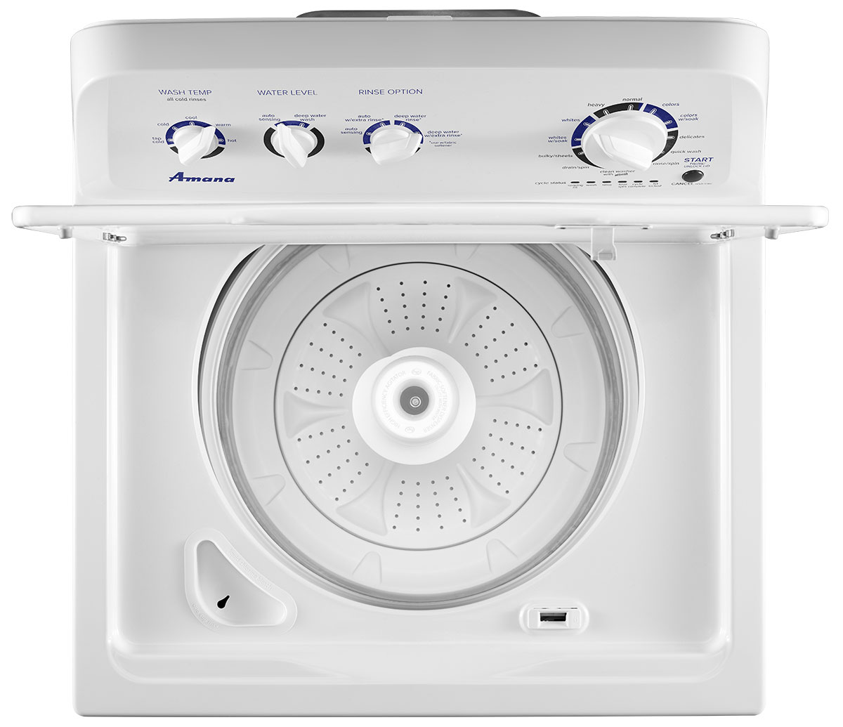 Amana White Large Capacity Top Load Washing Machine | Abt