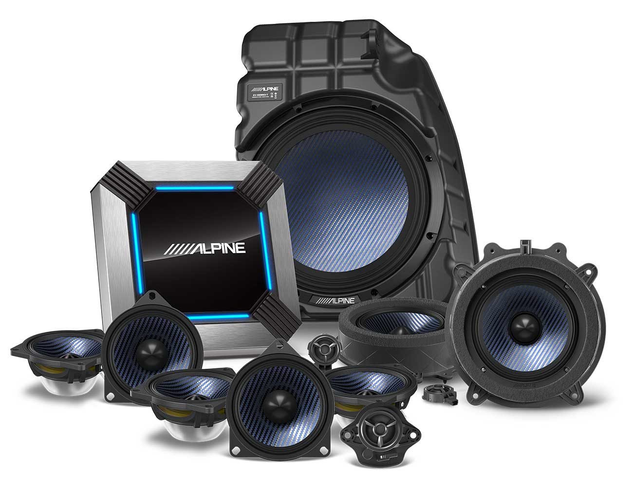 Alpine Sound System Kit 18-21 Tesla Model 3 - PSSTSLA213 | Abt