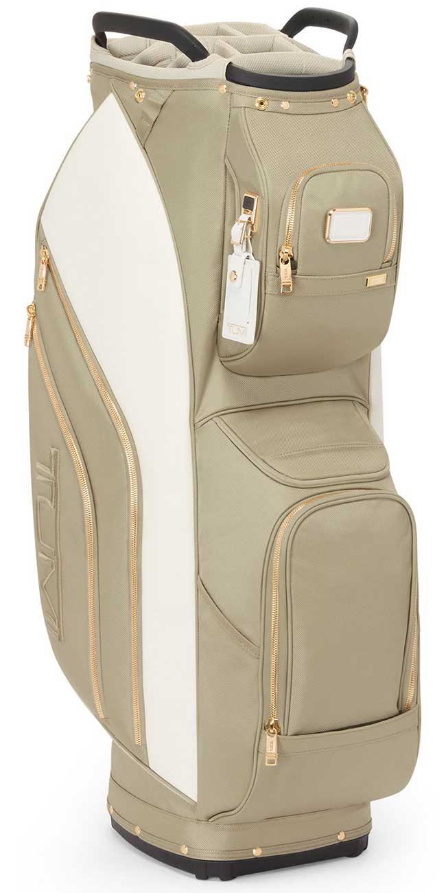 TUMI Alpha Golf Cart Bag in Off White and Tan - 148791A224