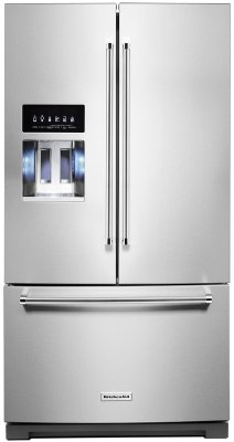 KitchenAid Refrigerators - Counter Depth French Door 22 Cu Ft - KRFC302EBS