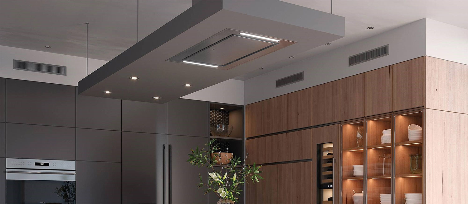 Wolf 36" Stainless Steel Ceiling-Mounted Hood | Abt