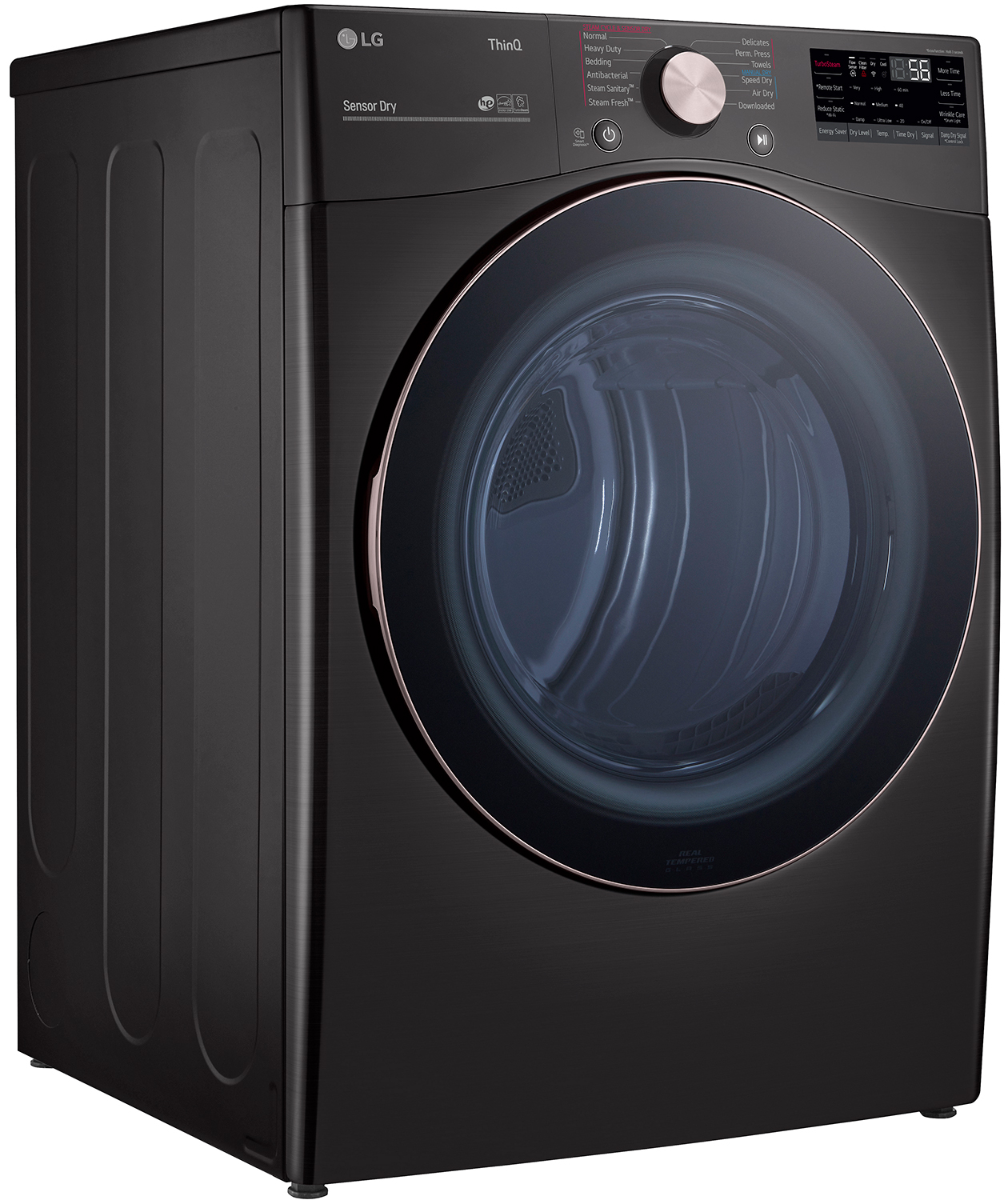 LG 7.4 Cu. Ft. Black Steel Electric Dryer DLEX4000B | Abt
