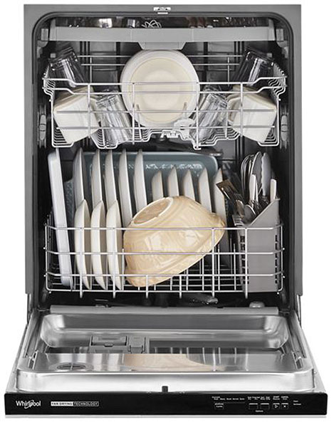 Whirlpool 24" Stainless Steel Dishwasher With 3rd Rack | Abt