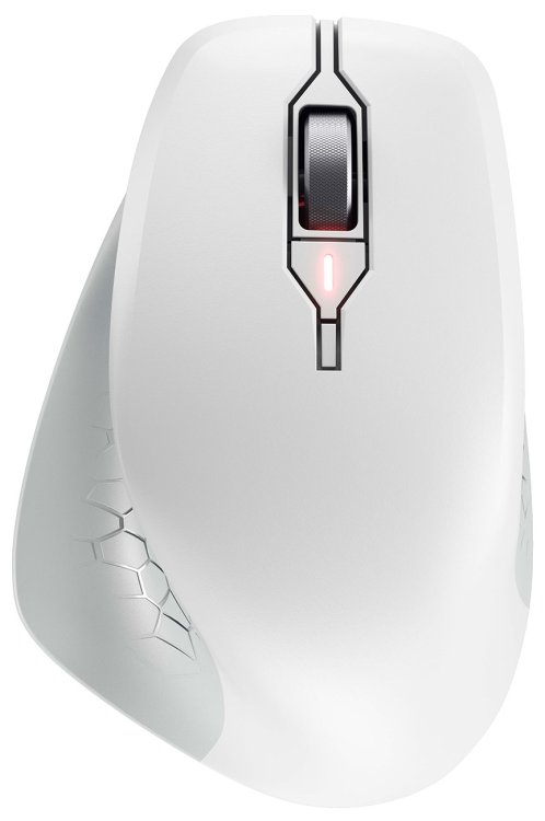 white wireless usb mouse