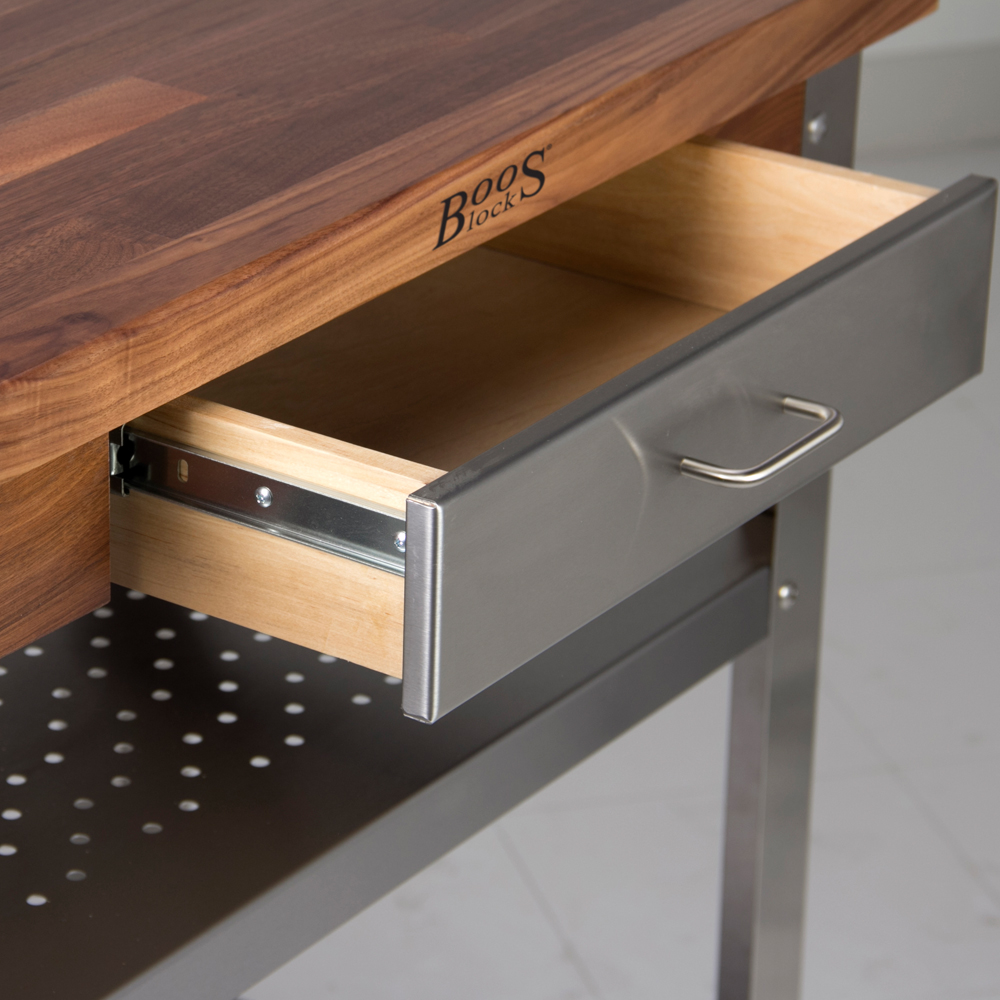 John Boos & Co. Walnut Cucina Elegante Kitchen Cart | Abt