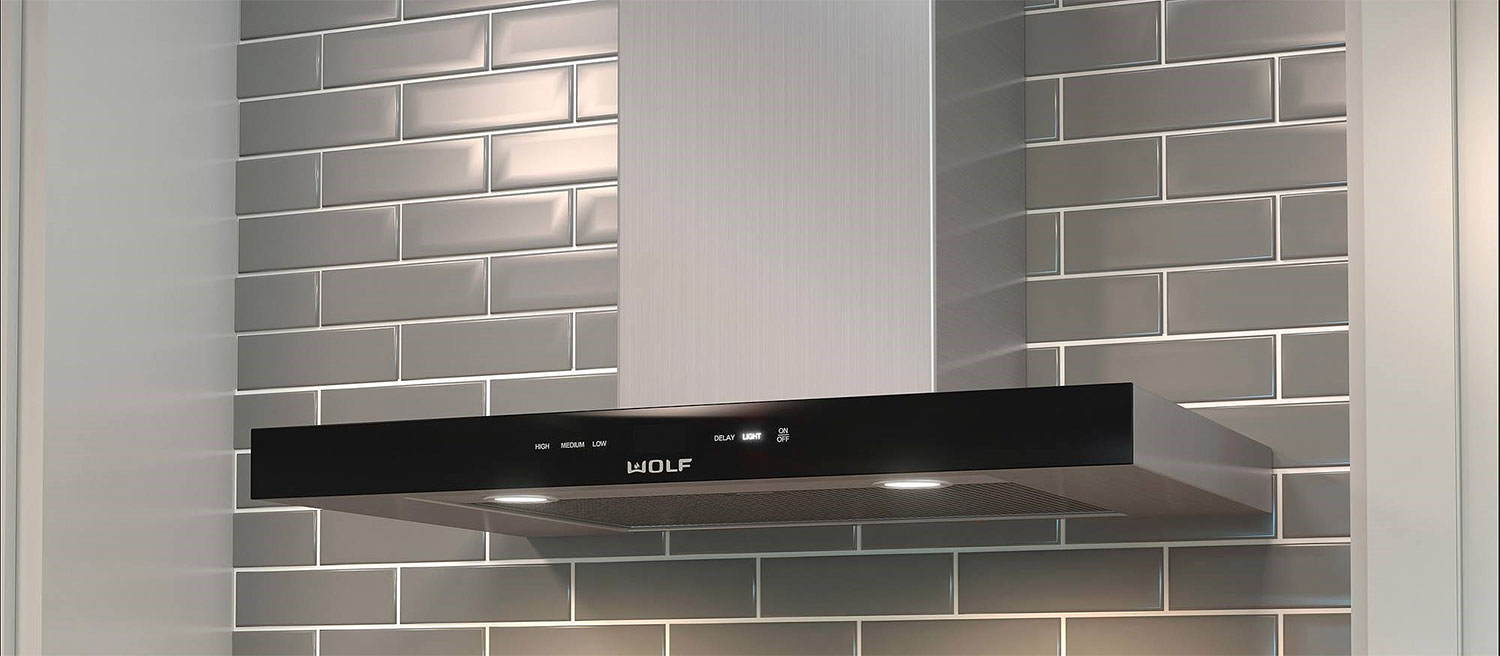Wolf 30-inch Black Cooktop Wall Hood - VW30B | Abt